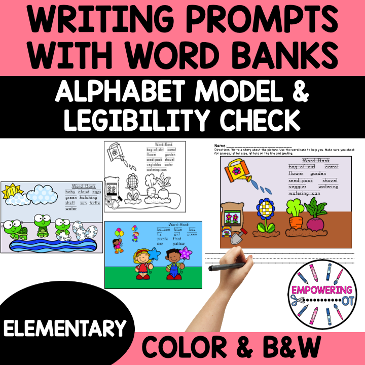 Writing Prompts With Word Banks Empowering OT Resources Writing Prompts With Word Banks Empowering OT Resources