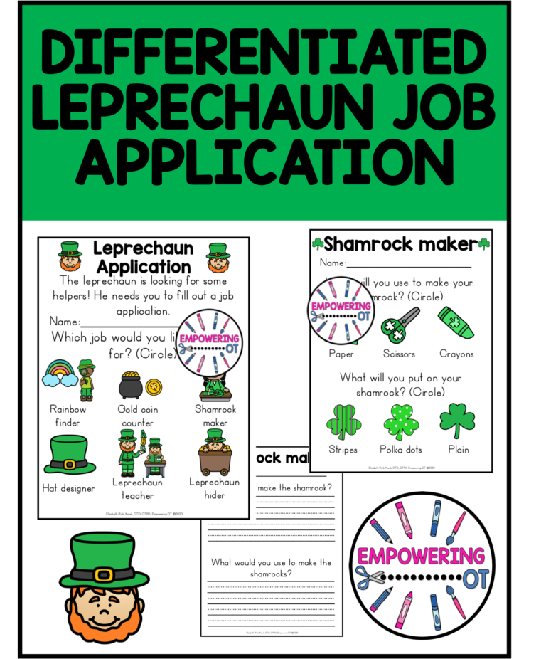 St. Patrick's Day Occupational Therapy Activities - Empowering OT Resources