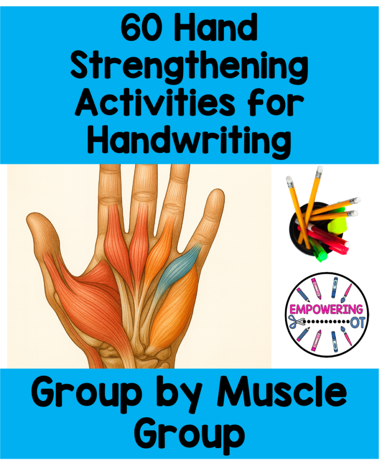 60 Hand Strengthening Activities by Muscle Group for Handwriting ...