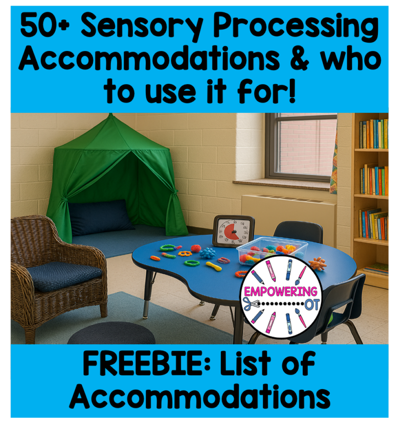 50+ Accommodations to Support Students with Sensory Processing and ...