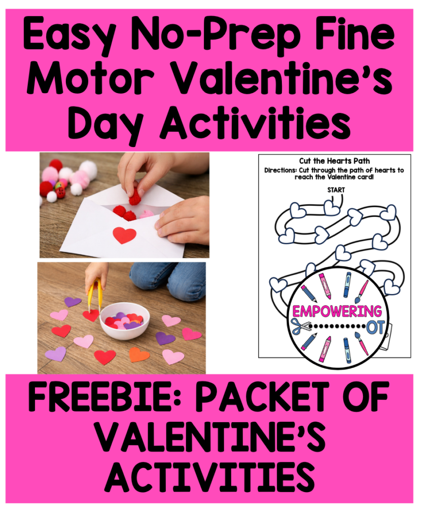 Valentine’s Day Occupational Therapy Activities for Fine Motor and ...